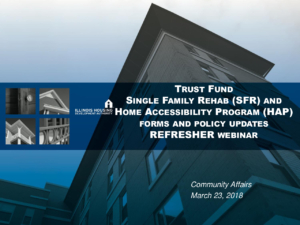 Forms and Policy Updates Refresher – IHDA