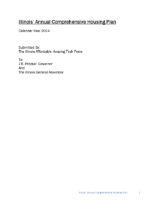 2024 Annual Comprehensive Housing Plan – IHDA