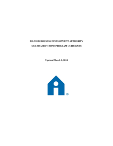 IHDA Multifamily Bond Program Guidelines Final 2024 Editionv3.1.2024 – IHDA