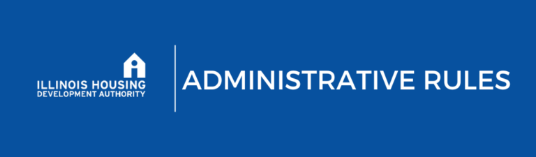 Administrative Rules – IHDA